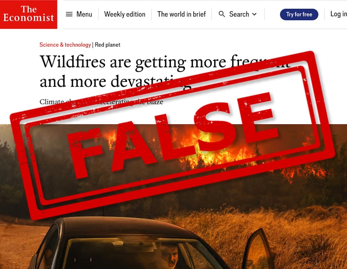 Media Outlet Pushes Disproven Claim Wildfires Getting More Frequent ...